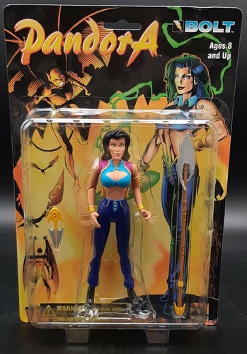 MOC 1997 PDW Bolt Toys Pandora Action Figure NEW Blue & Magenta Outfit ...