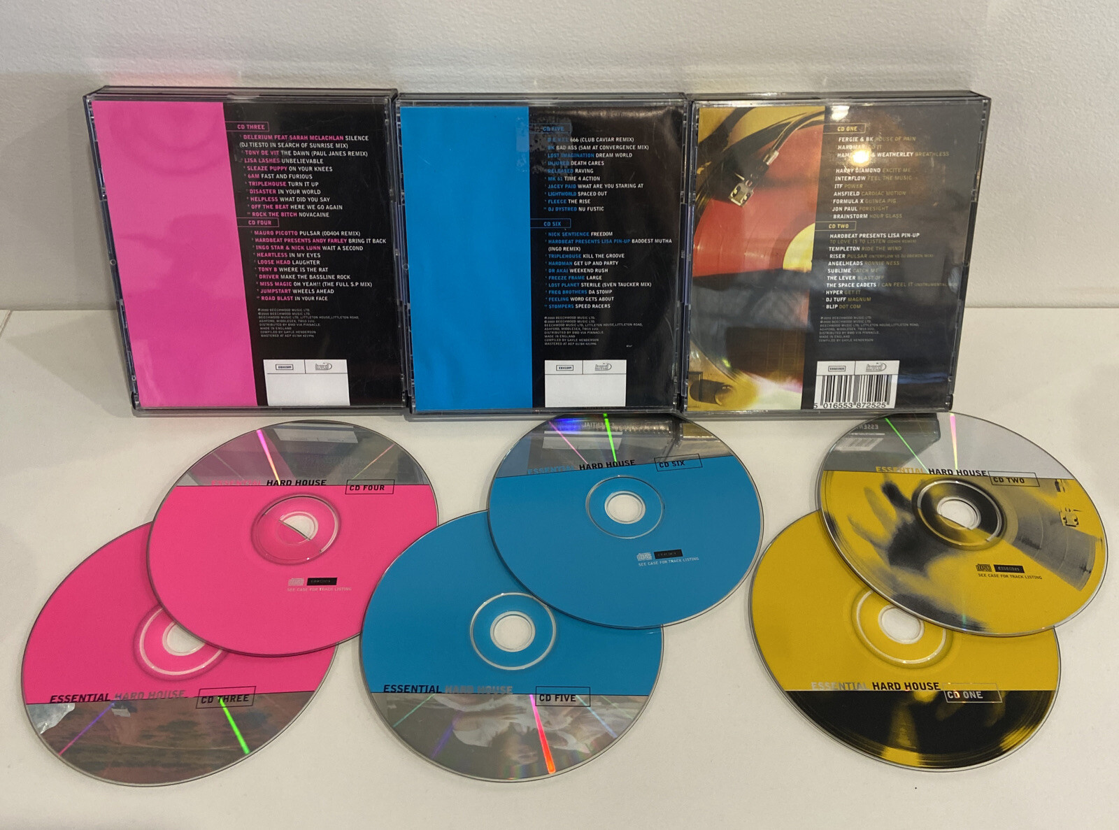 Various : Essential Hard House CDs + Hard House 3 4 5 & 6 | 6 Discs ...
