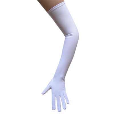 Long Opera Length White Costume Gloves ~ HALLOWEEN WEDDING PROM DANCE ...