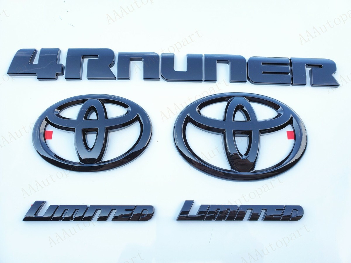 2015 Toyota 4runner Black Emblems
