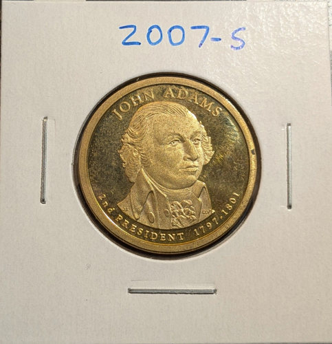 2007-S John Adams Presidential Dollar - Proof | eBay