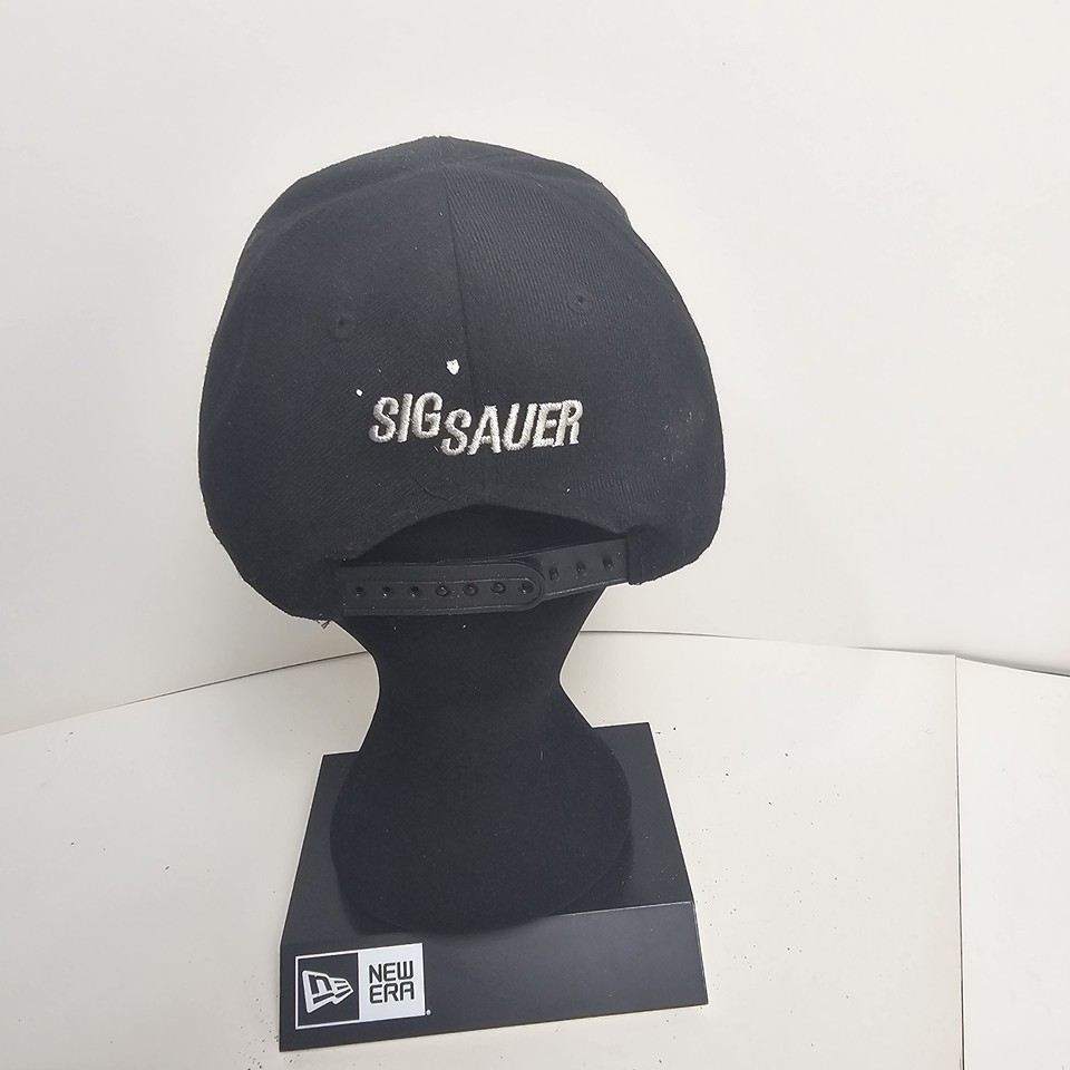 Sig Sauer Hat Black Snapback Cap Tactical Firearms Shooting Logo | eBay