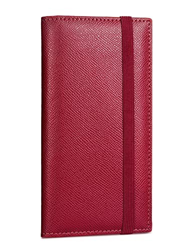 Checkbook Cover for Personal Checkbook, Checkbook Holder with Pen Dark ...