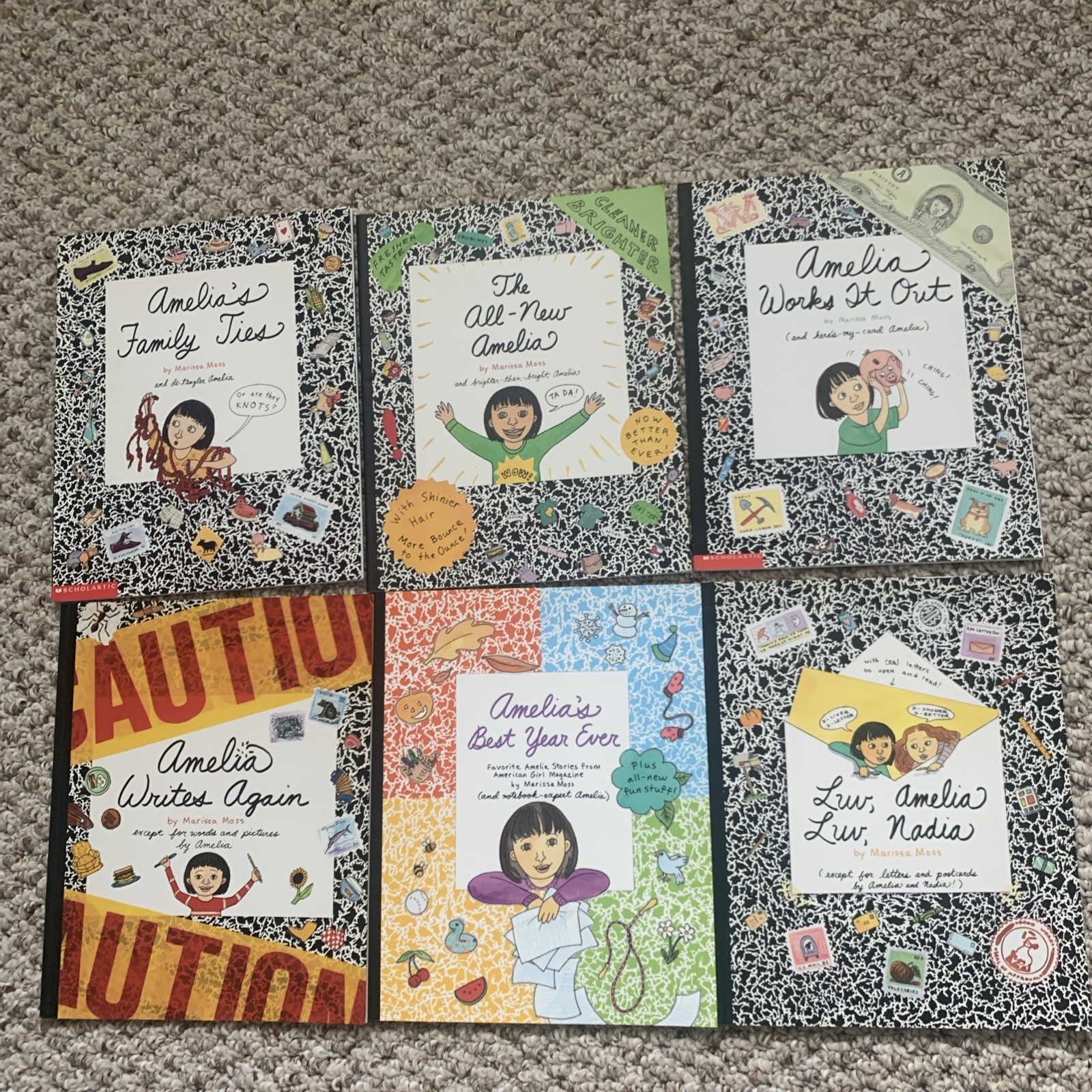 Amelia Book Lot American Girl Collection Set Of 6 | eBay