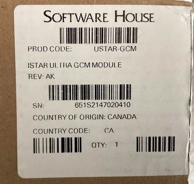 Software House IStar Ultra GCM Module, USTAR GCM | eBay
