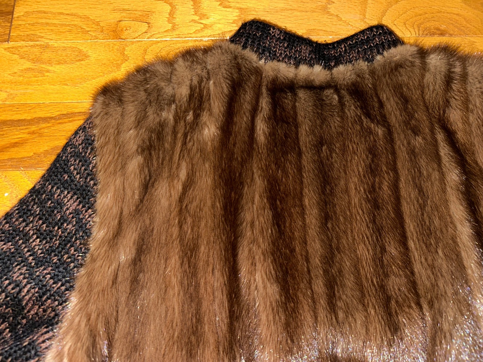Silverman Furs Newport News, VA/ Mink Jacket with Knitted Sleeves ...