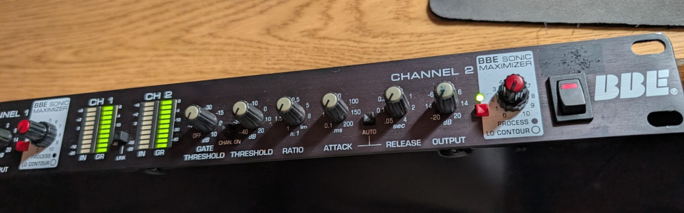 BBE MaxCom Dual Channel Compressor Limiter Gate + Sonic Maximizer | eBay