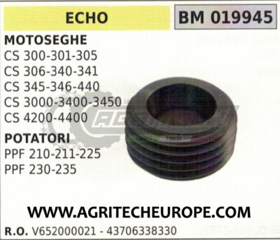 43706338330 Schraube Ohne Feine Schnecke Pumpe Öl Kettensäge Echo Cs ...