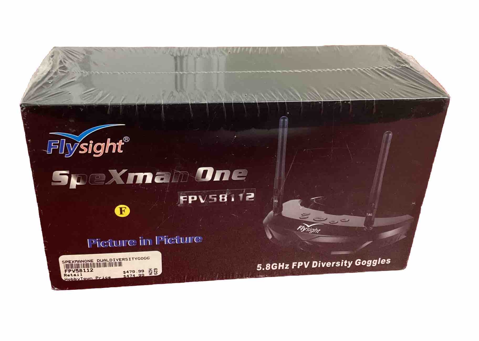 Flysight Spexman One 5.8GHz FPV Diversity Goggles | eBay