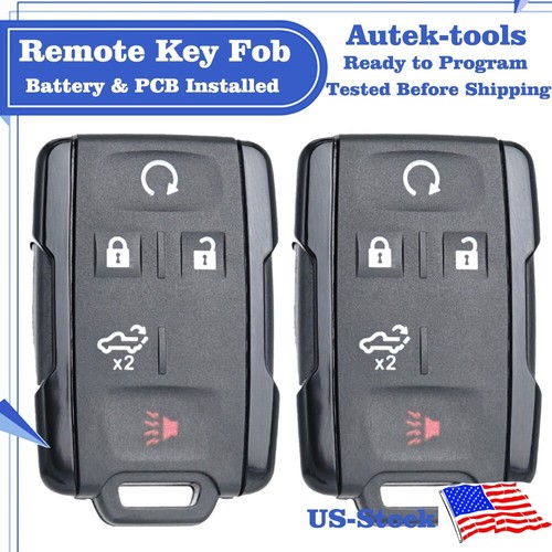 2 For 2019 2020 2021 CHEVY SILVERADO 1500 2500 3500 KEYLESS REMOTE KEY ...