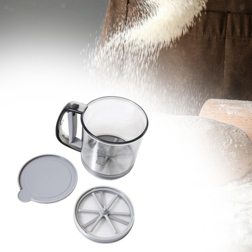 Baking Sifter Cup Cooking Fine Mesh Strainer Flour Filter for Powdered ...