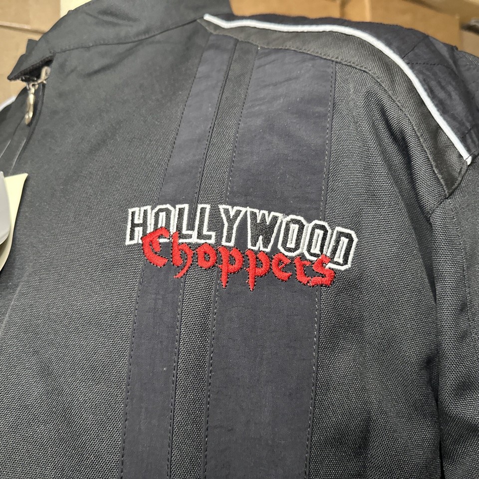 Hollywood Choppers Custom Motorcycle Jacket Embroidered 3M Scotchlite ...