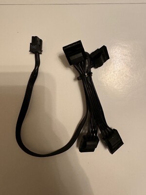 Corsair RM Series RM750 RM850 RM1000 Type 3 Modular Molex Cables (4 ...