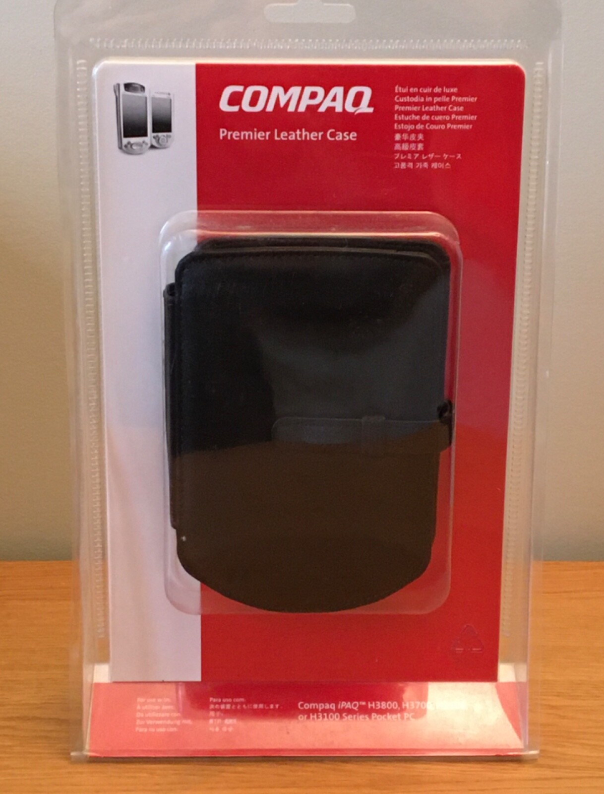 COMPAQ iPAQ 253504-B21 Premier Leather Case for H3800, H3700, H3600 ...