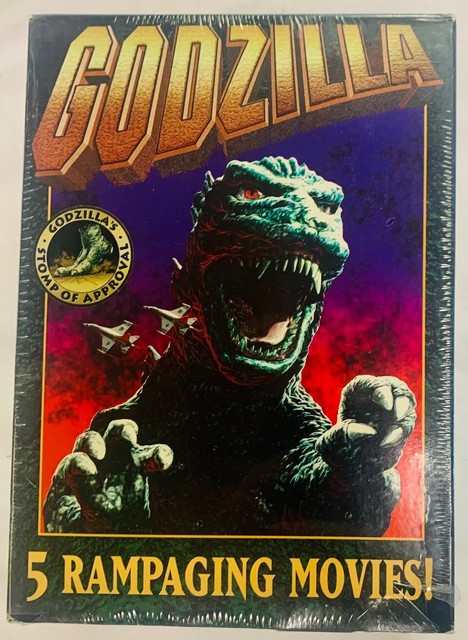 Godzilla Rampaging Monsters 5 Tape VHS Video Set Revenge Mothra ...