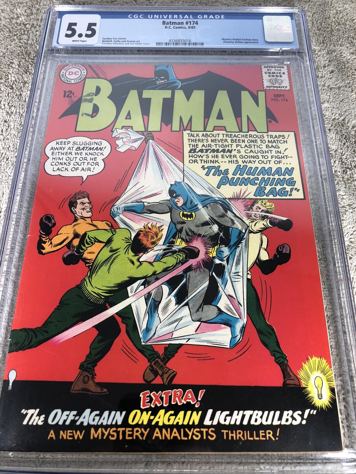 Batman 174 CGC 5.5 Joe Giella art Getaway Genius 9/1965 | eBay