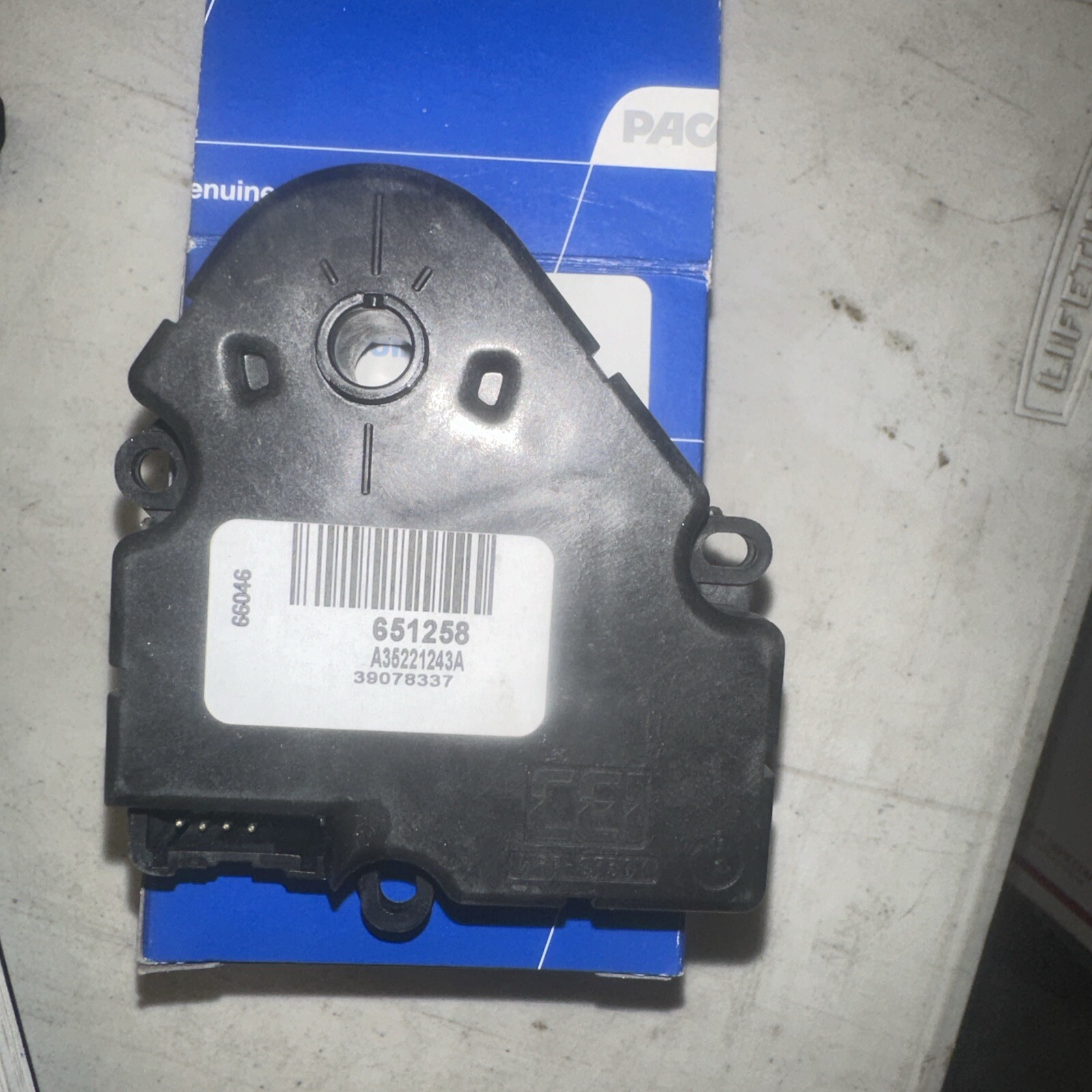 OEM Genuine PACCAR Kenworth Peterbilt HVAC Actuator SR2000017 4-pin for ...