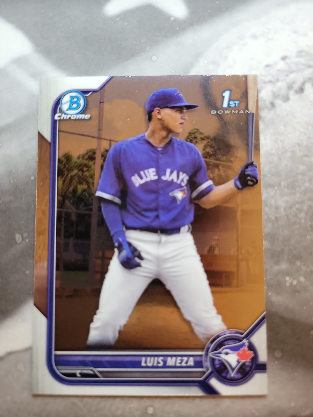 2022 Bowman Chrome Base Prospect #BCP-209 Luis Meza - Toronto Blue Jays ...