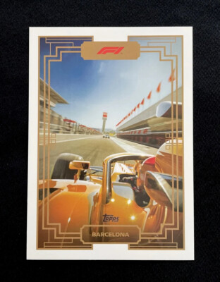 2022 Topps F1 Flagship Art Du Grand Prix Barcelona Box Topper SP | eBay