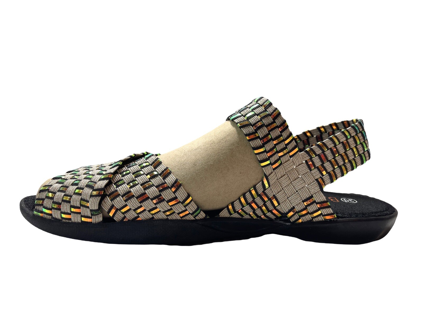 Bernie Mev. Women's Balmy Wedge Woven Slingback Comfort Sandals Size 8. ...