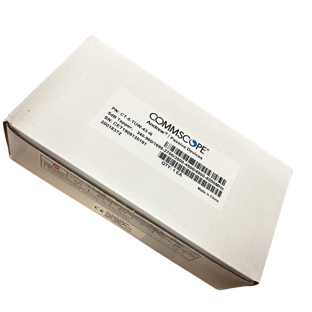 Commscope CT-5-TUW-43-I6 | 5 dB, Tapper, 340 – 6000 MHz | eBay