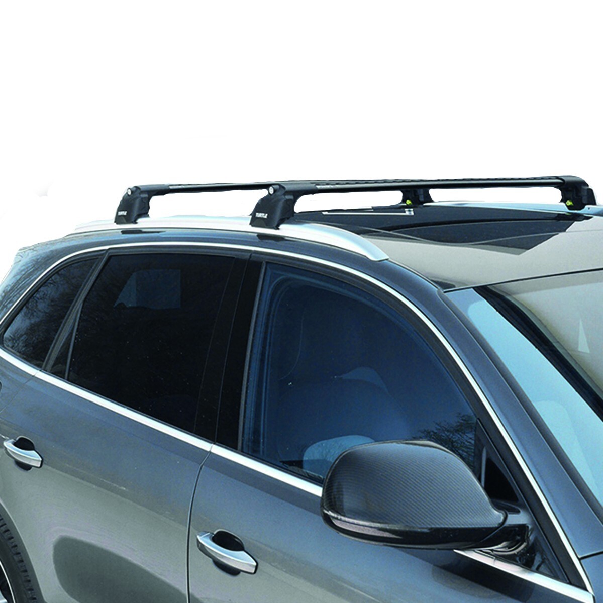 Aluminium Roof Rack Cross Bar Set for Audi A6 Avant C6 2004-2011 Black ...