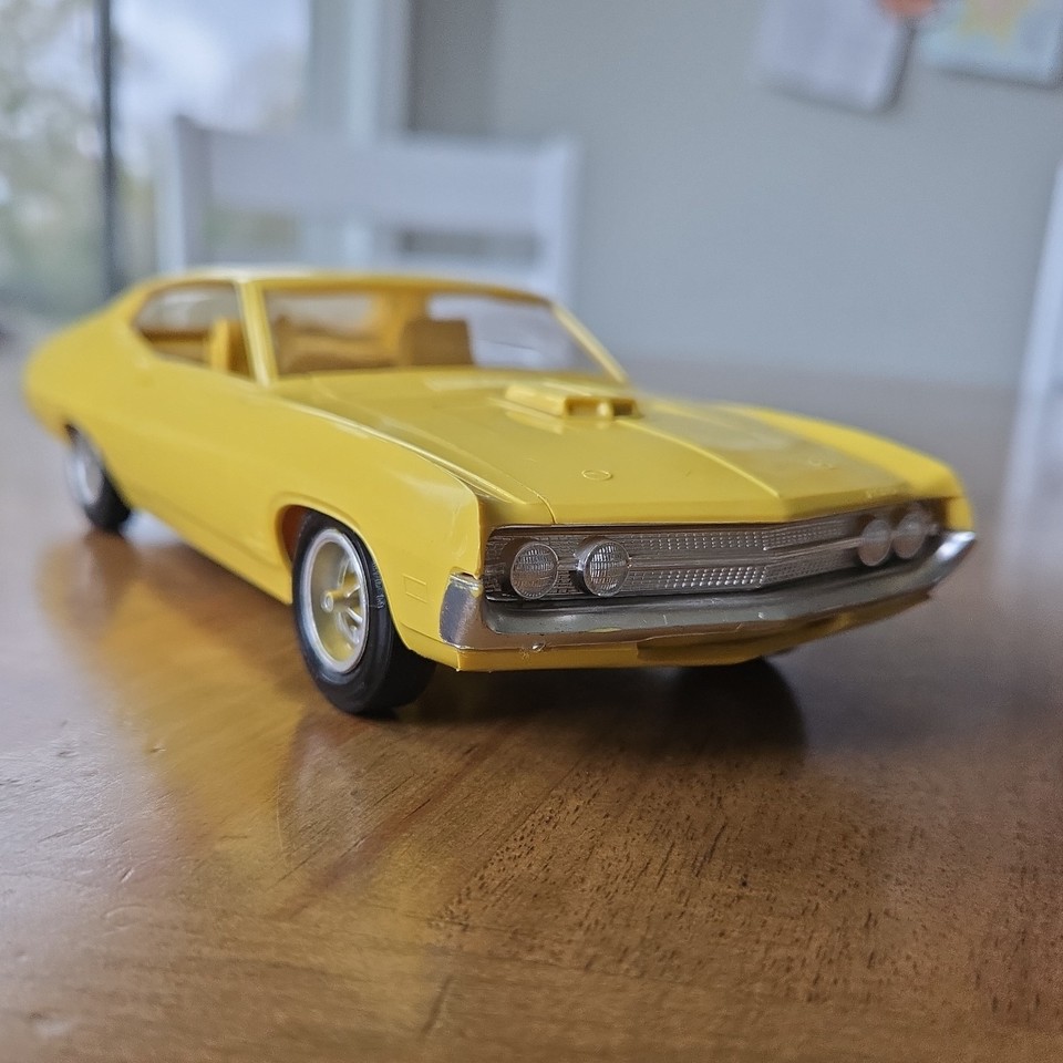 Ford Yellow Plastic Pre-built Model Car | eBay