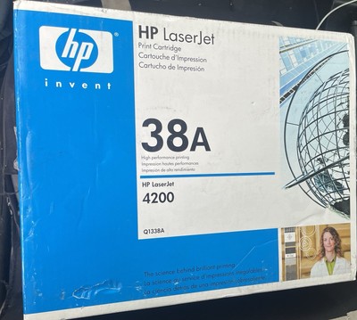 HP 38A (Q1338A) Black Toner Cartridge Genuine Toner OEM 808736185417| eBay