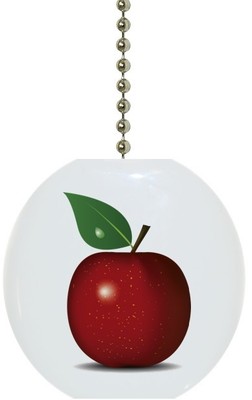 Single Apple Solid CERAMIC Ceiling Fan Light Lamp Pull | eBay