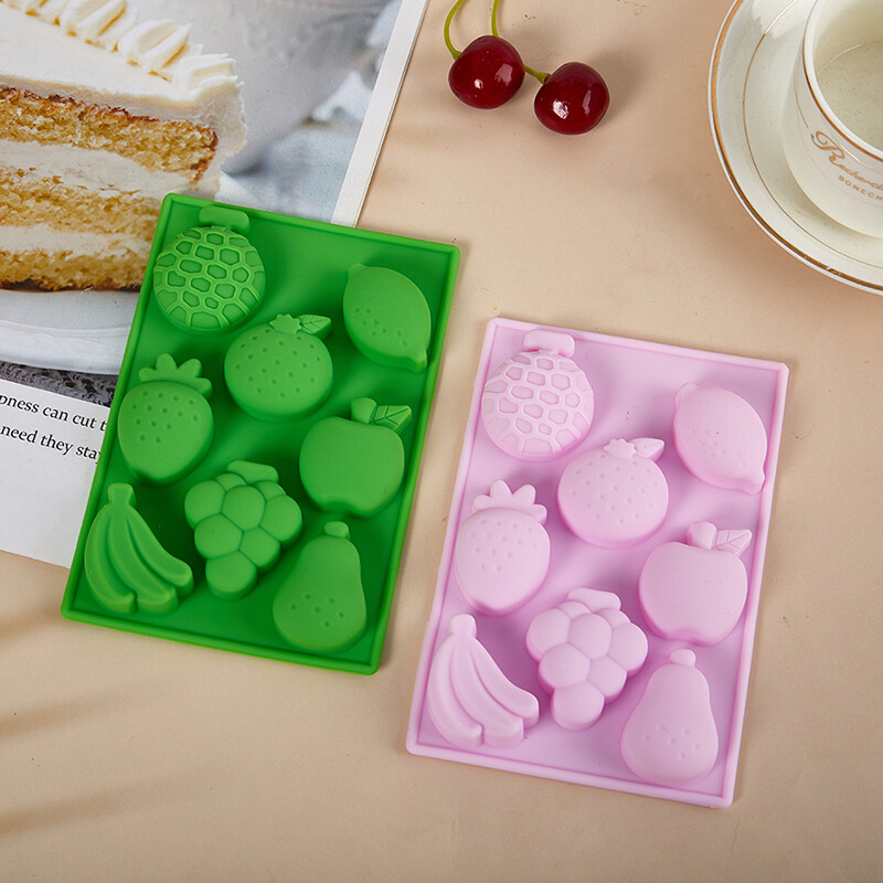 3D Cartoon Fruit Silicone Fondant Cake Decorating Mold Baking Tool | eBay