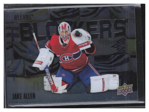 Jake Allen 2022-23 UD Allure Blockers #BL-27 Montreal Canadiens | eBay