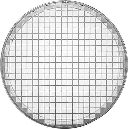 12" Inch net 3/8" x 3/8" Inch Duct End Cap with Steel Mesh - Round ...