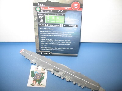 =Axis Allies War at Sea FLANK SPEED Aquila 28/40 with card= | eBay