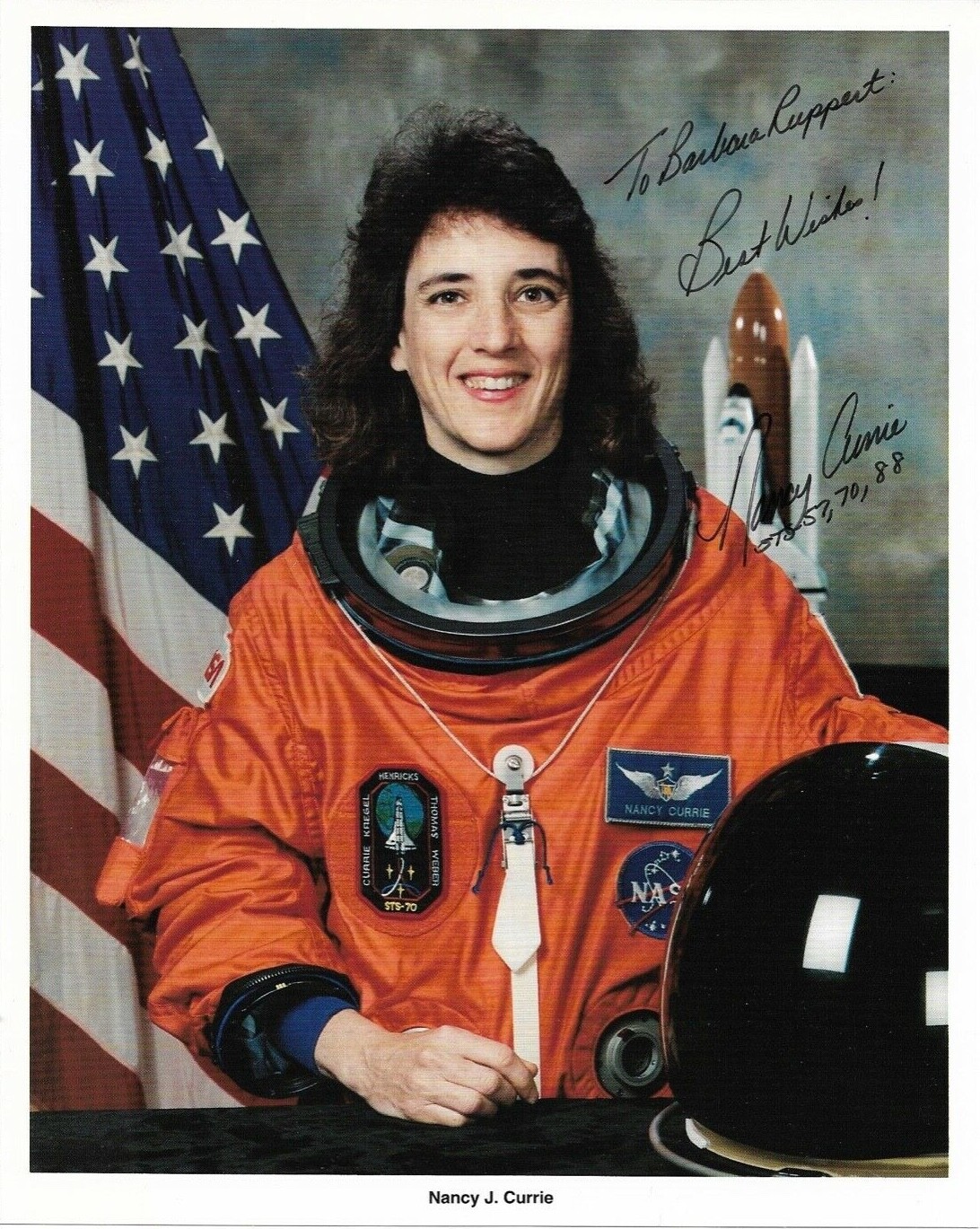 Astronaut Nancy Currie Signed NASA Lithograph | eBay