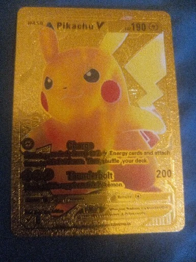 Gold Pokemon Card Misprint