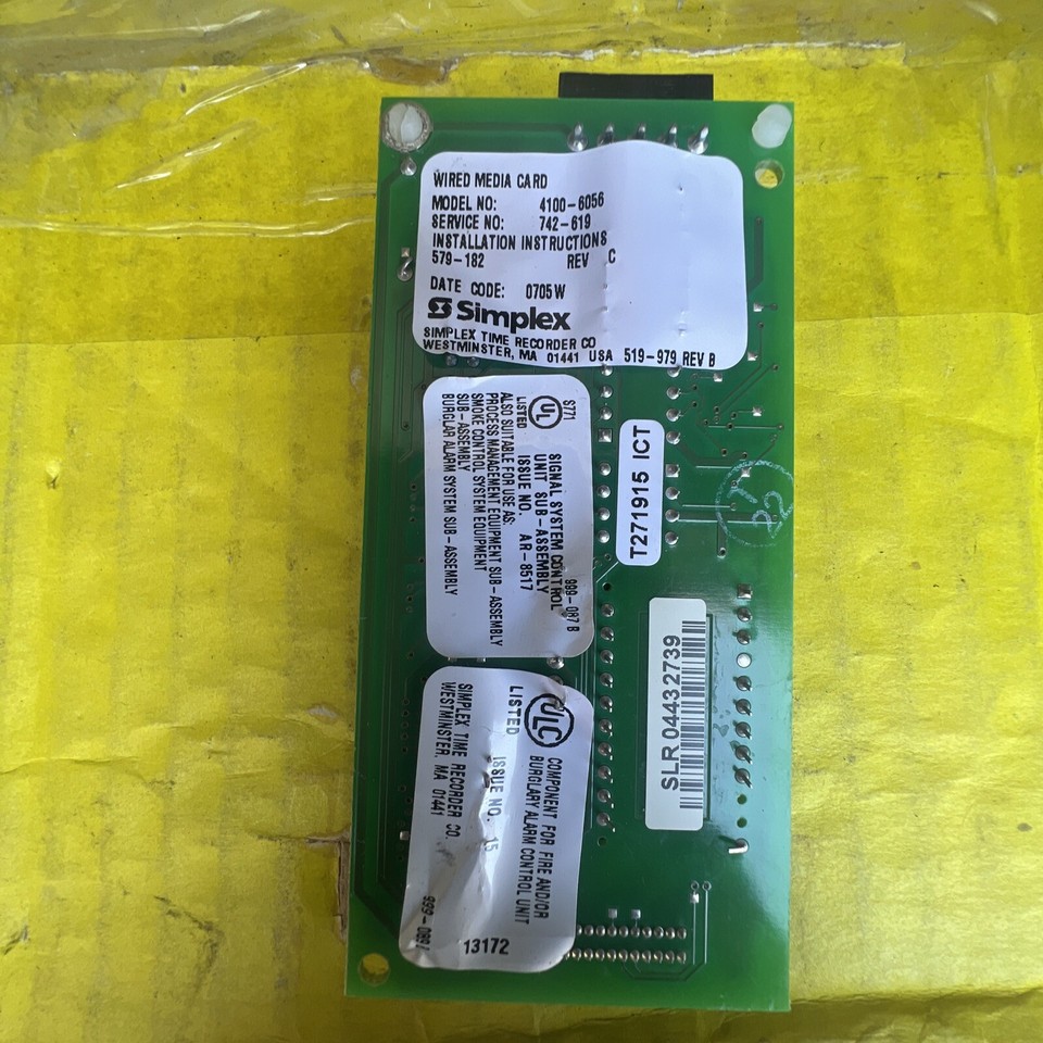 SIMPLEX 4100-6056 - Network Media Card Wired | eBay