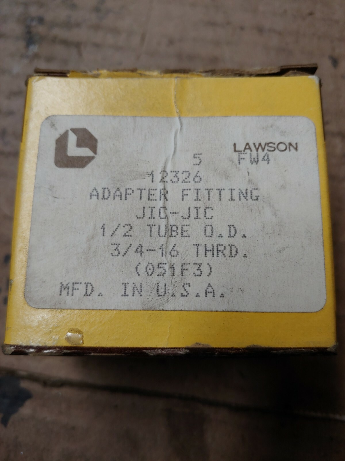 Lawson Box Of 4 Adapter Fittings #5030 | eBay