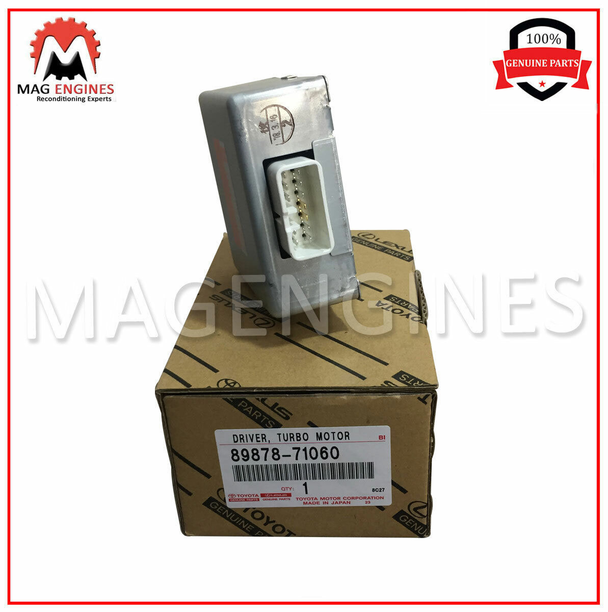 89878-71060 GENUINE OEM DRIVER TURBO MOTOR FOR FORTUNER HILUX 1KDFTV ...