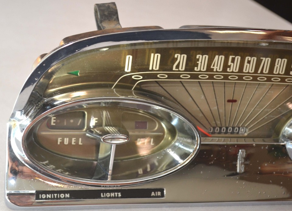 1959 Edsel Speedometer Dash Gauge Instrument Cluster Housing, Ranger ...