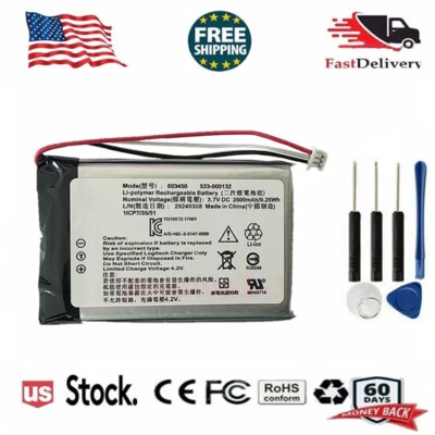 533-000132 3.7V Battery for Logitech G933,G533 Spectrum Gaming Headset ...