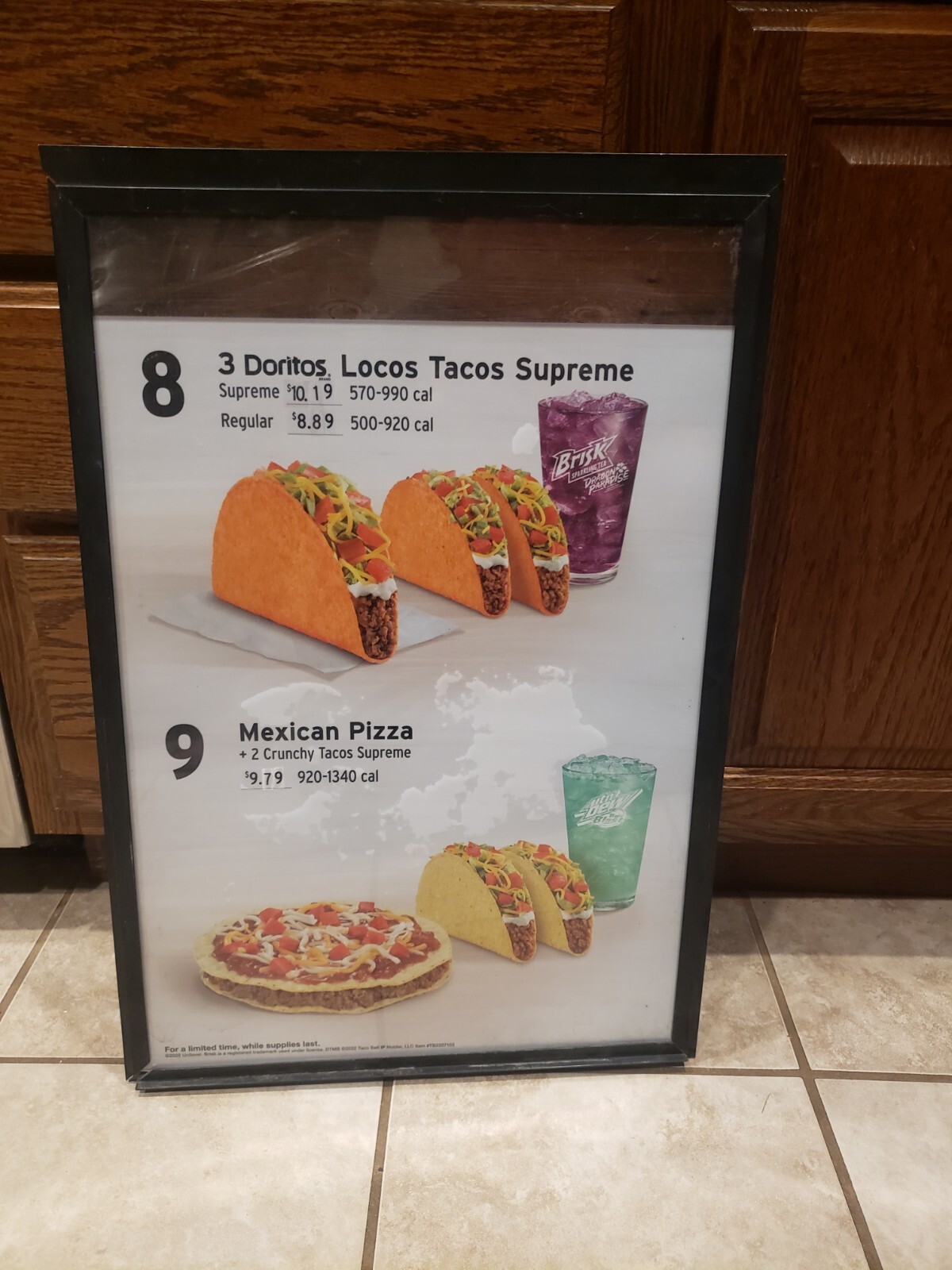 Taco Bell Drive Thru Menu
