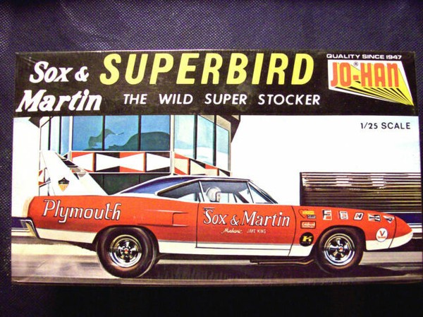 Jo-Han 1970 Sox & Martin 70 Superbird Stock or Race 1/25 FS Model Car ...