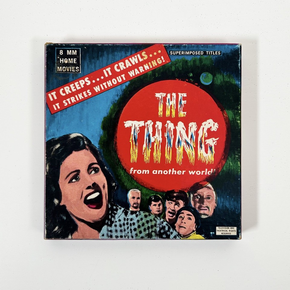 Vintage THE THING From Another World Sci-Fi Horror #246 B&W 8mm Super 8 ...