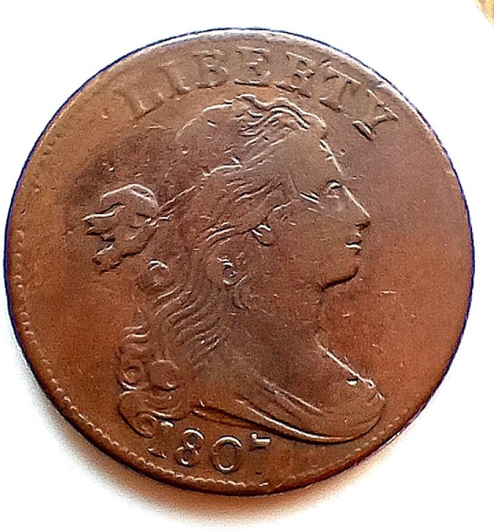 1807 Draped Bust Large Cent, Large Fraction, S-275, R3 | eBay