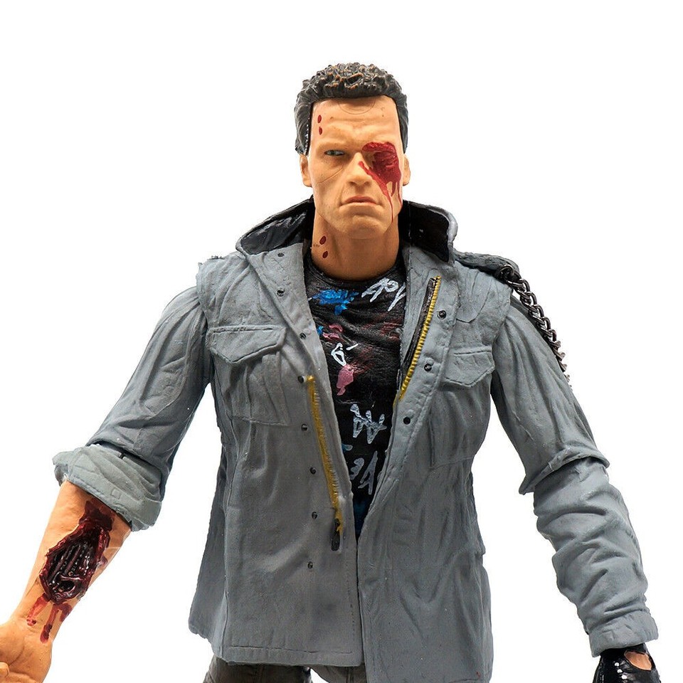 NECA Ultimate Terminator Technology Black T-800 7-inch Action Doll ...