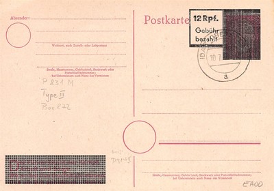 828112) all. Bes. gestempelte Notganzsache aus Idar Oberstein | eBay.de