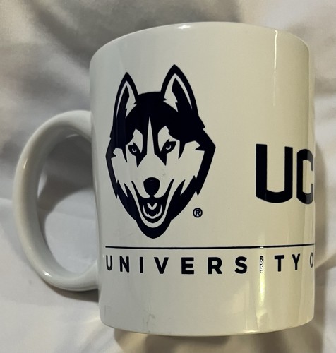 UConn University Of CT Ceramic Mug/Cup White And Blue | eBay