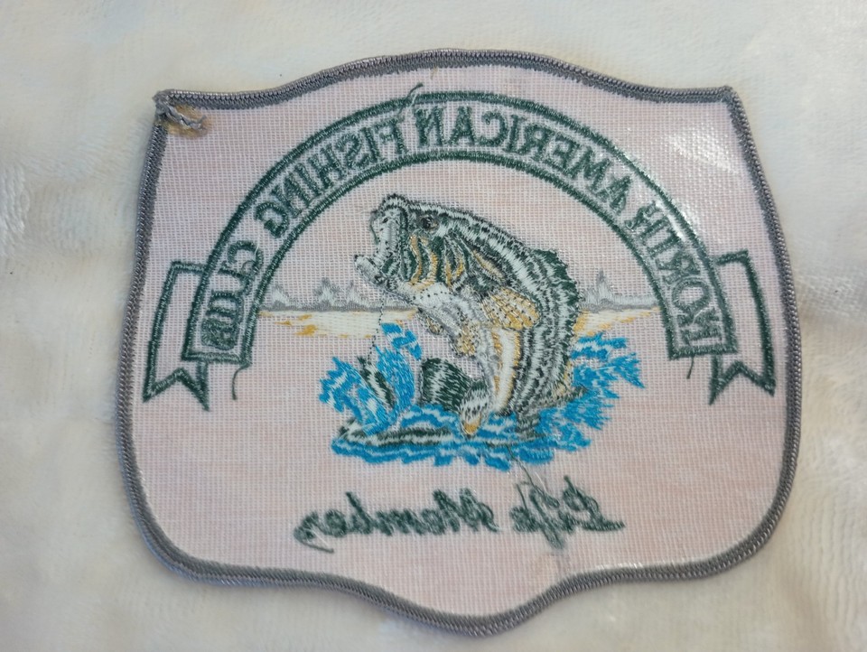 North American Fishing Club Lifetime Member NEW Patch 6 in x 5 in FAST ...