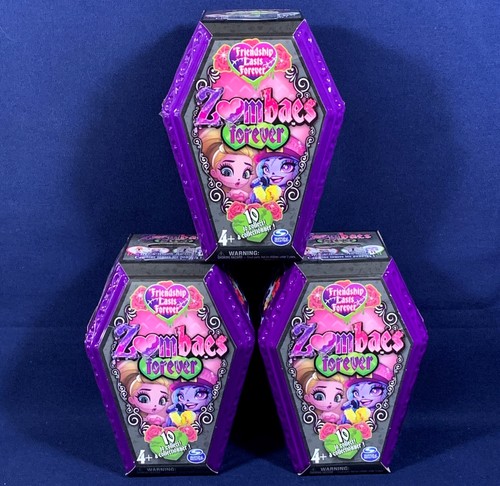 3 ZOMBAES FOREVER DOLLS Surprise SHE'S SHADY Love Struck COFFIN Sealed ...