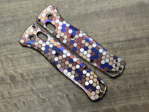 HONEYCOMB anodized Titanium Scales for Benchmade Bugout 535 | eBay